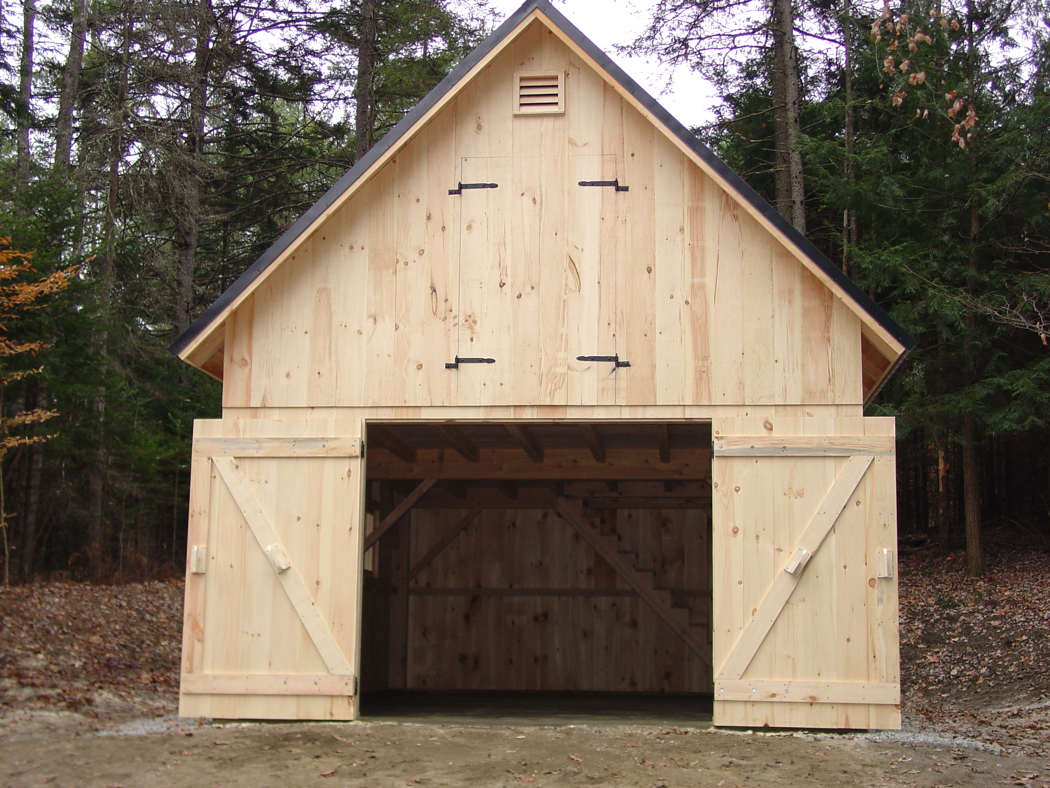 Traditional Timberframe Shed – Groton Timberworks
